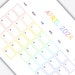Printable Rainbow Calendar 2024, Cute Printable Calendar, Rainbow ...