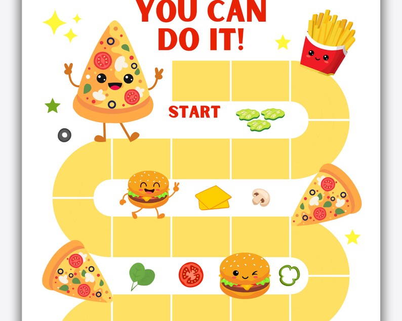 Printable Reward Chart, Pizza Reward Chart, Reward Chart Kids ...