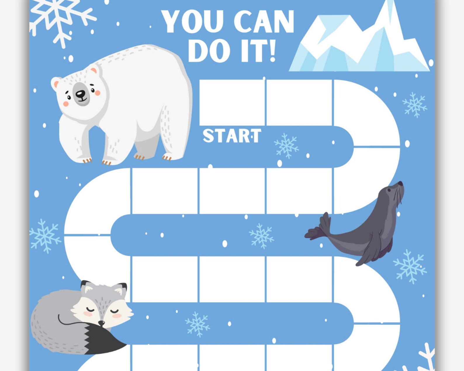 Arctic Animals Reward Chart: Winter Classroom Theme (digital Download ...