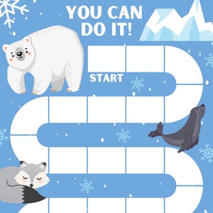 Arctic Animals Reward Chart: Winter Classroom Theme (digital Download ...