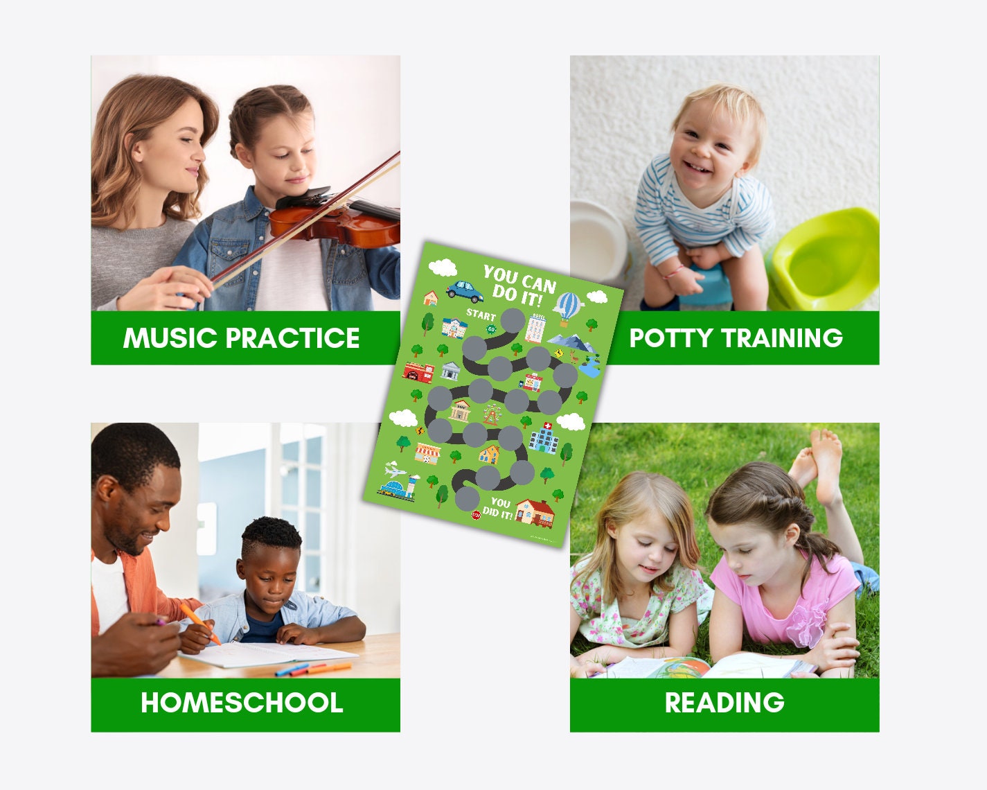 Cars Reward Chart Printable: Road Map for Toddlers (digital Download ...