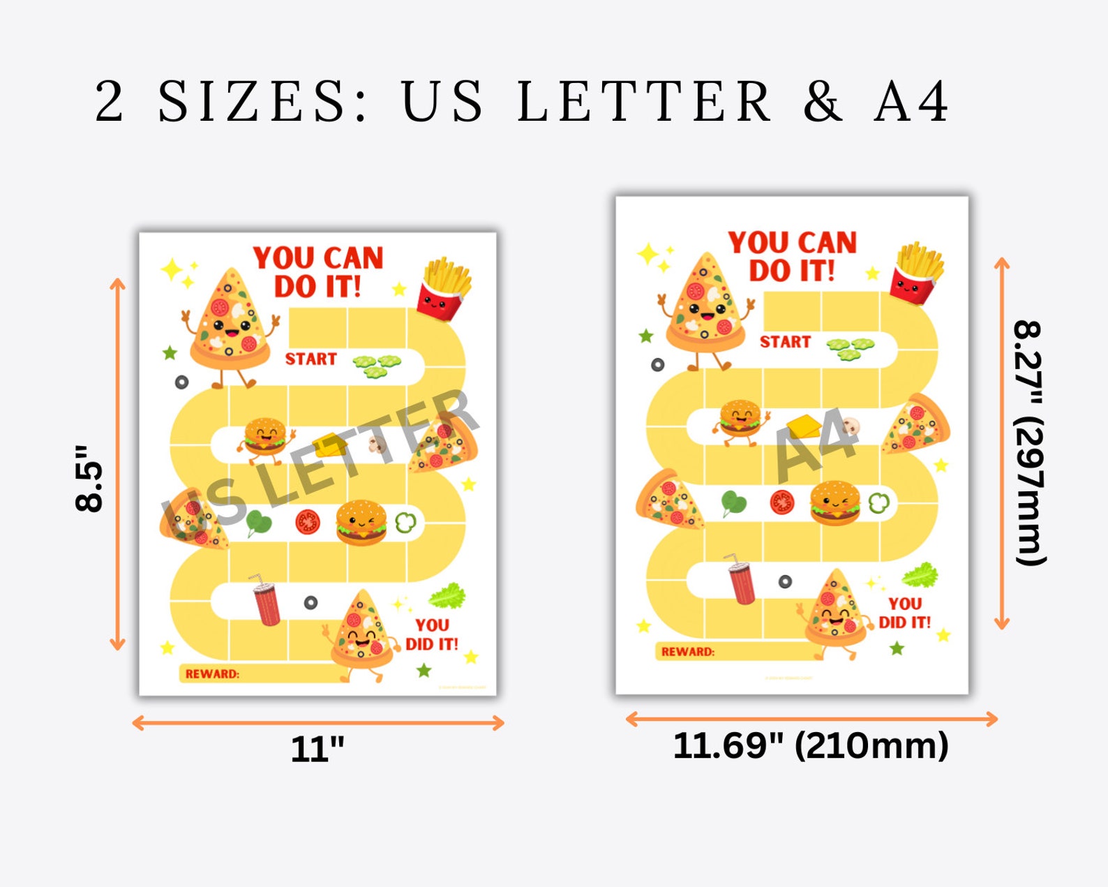 Printable Reward Chart, Pizza Reward Chart, Reward Chart Kids ...