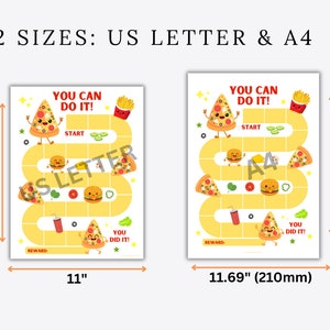 Printable Reward Chart, Pizza Reward Chart, Reward Chart Kids ...
