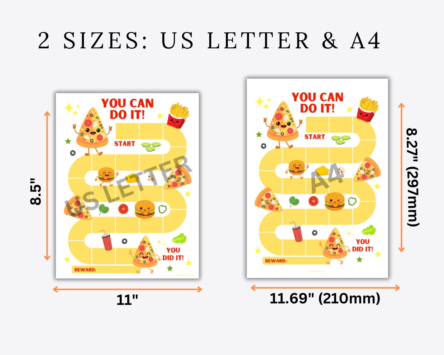 Printable Reward Chart, Pizza Reward Chart, Reward Chart Kids ...