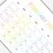 Printable Rainbow Calendar 2024, Cute Printable Calendar, Rainbow ...