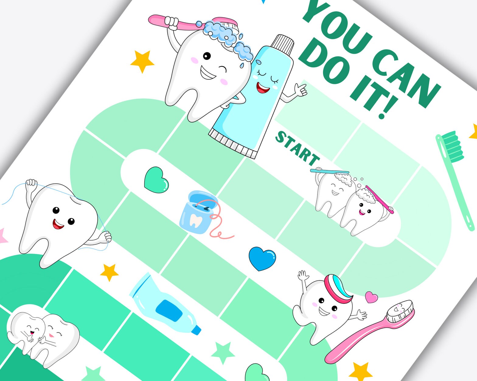 Reward Chart, Brush Your Teeth Reward Chart, Kids Reward Chart, Teeth ...