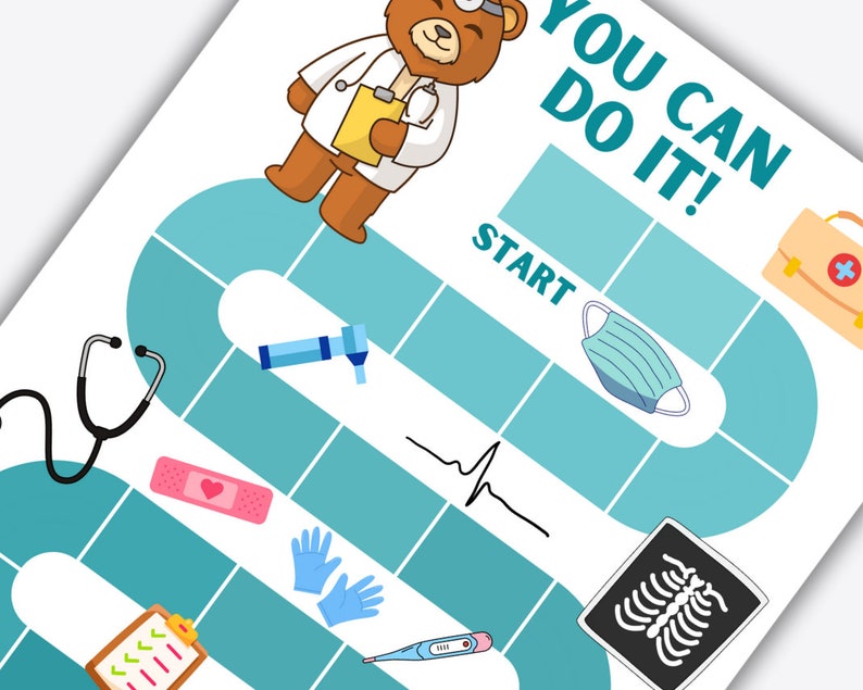 Printable Doctor Visit Reward Chart: Toddler Behavior Tracker (PDF) - Etsy