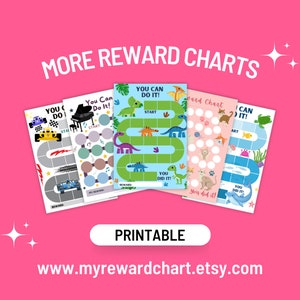 Printable Cat Reward Chart, Potty Training Chart, Kids Reward Chart ...