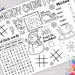 Christmas Activity Placemat, Christmas Coloring Placemat, Printable ...