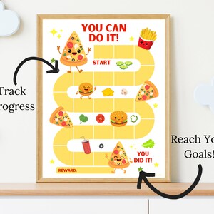 Printable Reward Chart, Pizza Reward Chart, Reward Chart Kids ...