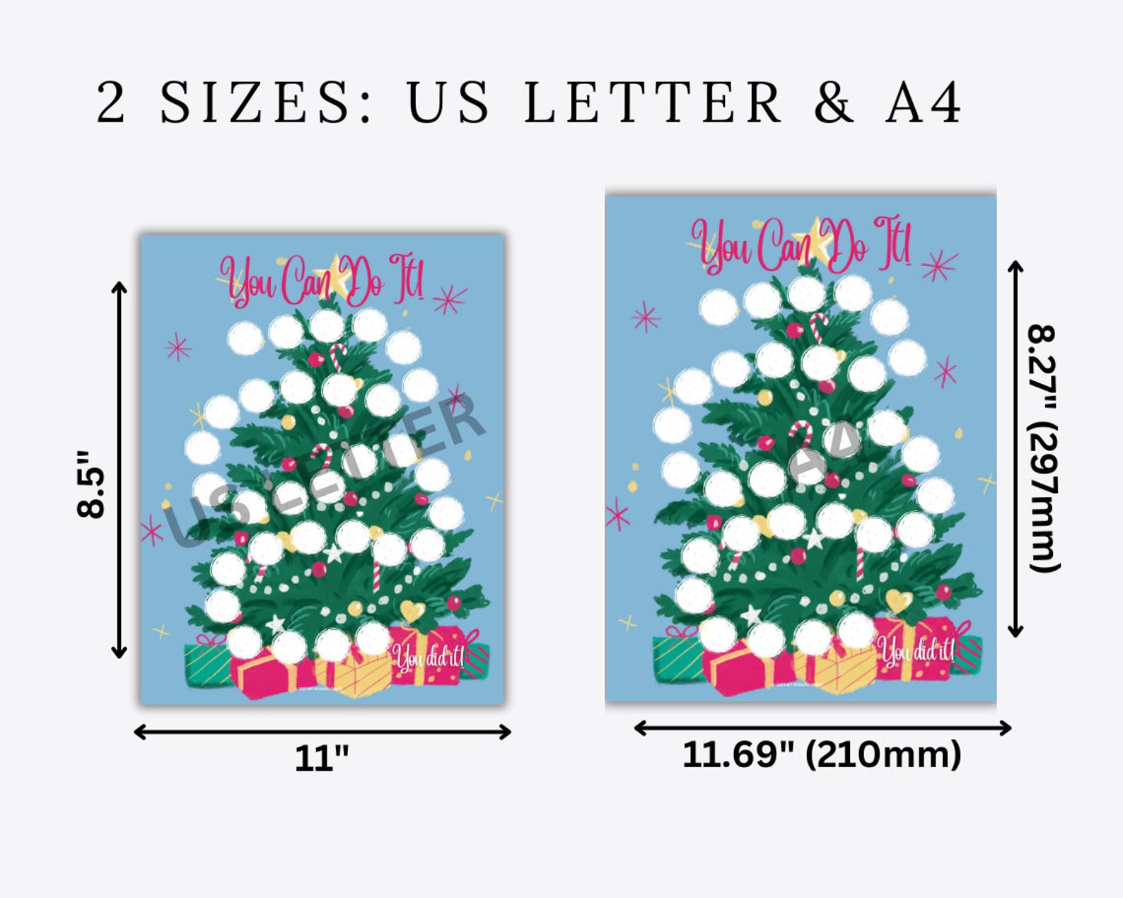 Festive Classroom Reward Chart: Printable Christmas-themed Behavior ...