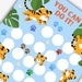 Tiger Sticker Chart Printable, Tiger Reward Chart, Wild Animal Potty ...