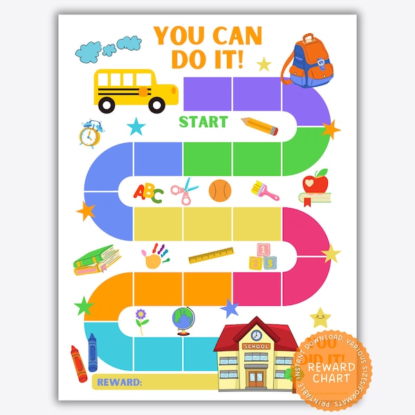 Printable Reward Chart Kids, Toddler Preschool, Classroom Management ...