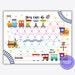 Train Reward Chart, Train Sticker Chart, Reward Chart Kids, Behavior ...