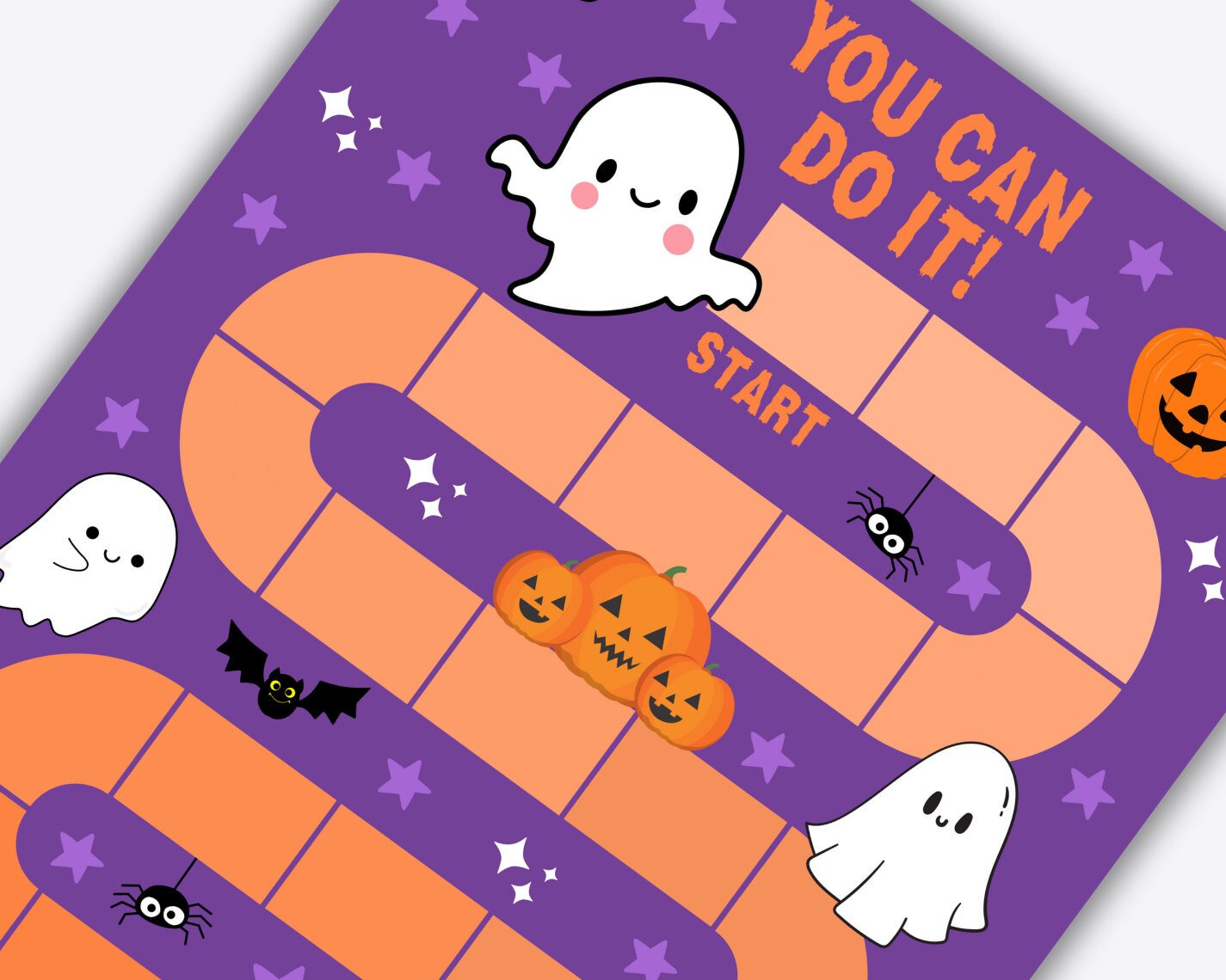 Halloween Reward Chart for Kids: Spooky Chore Tracker (digital Download ...