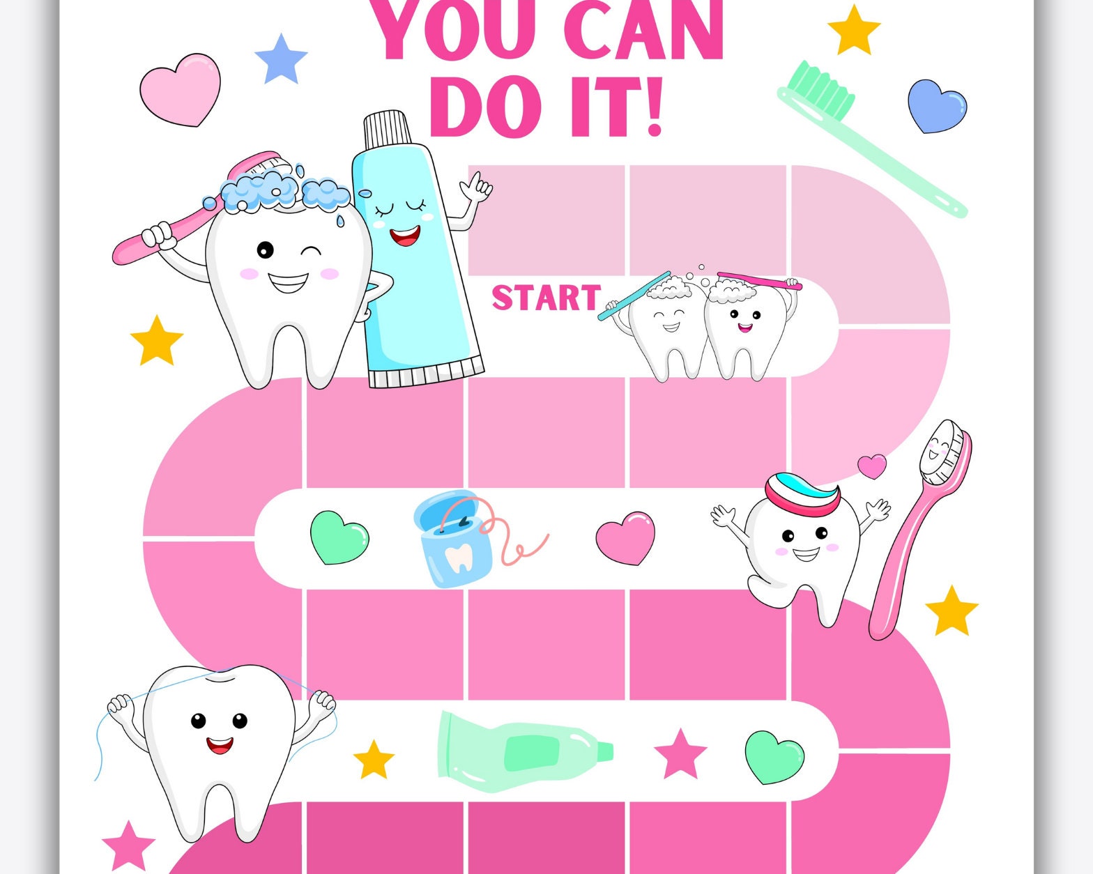 Reward Chart, Brush Your Teeth Reward Chart, Kids Reward Chart, Teeth ...