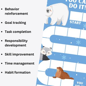 Arctic Animals Reward Chart: Winter Classroom Theme (digital Download ...