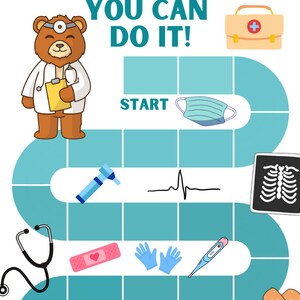 Printable Doctor Visit Reward Chart: Toddler Behavior Tracker (PDF) - Etsy