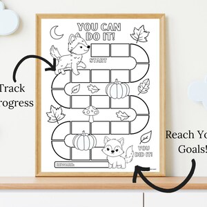 Printable Halloween Reward Chart Coloring Pages, Kids Fall Reward Chart ...