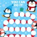 Christmas Penguin Reward Chart: Toddler Potty Training, School ...
