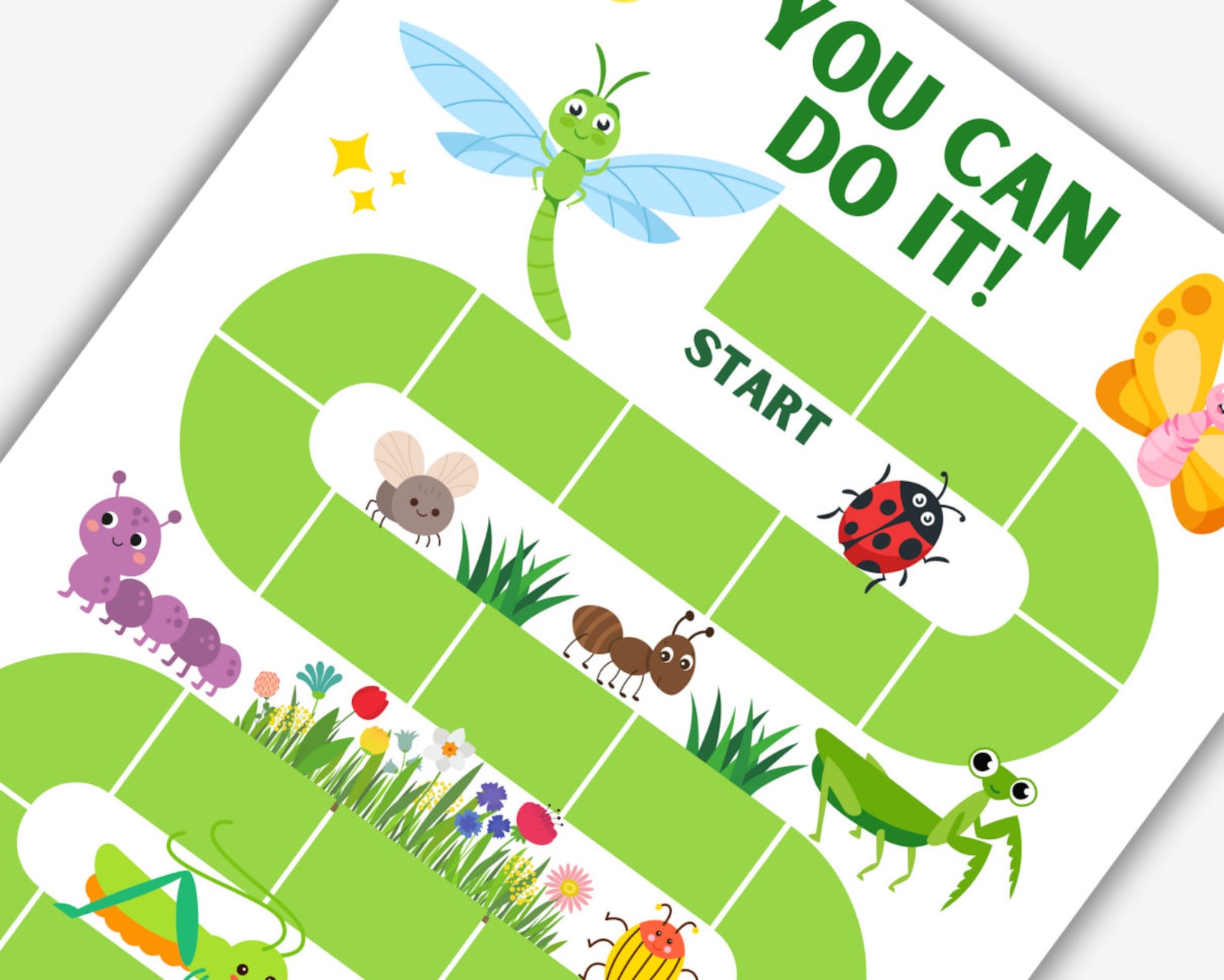 Bug Reward Chart, Printable Instant Download Reward Chart, Insect ...