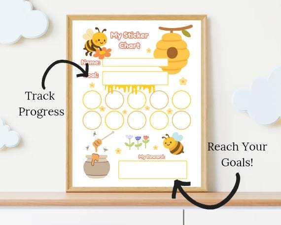 Classroom Reward Charts Bundle Bees and Woodland Animals Behavior ...