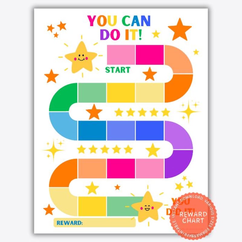 Reward Dinner Chart - Etsy UK