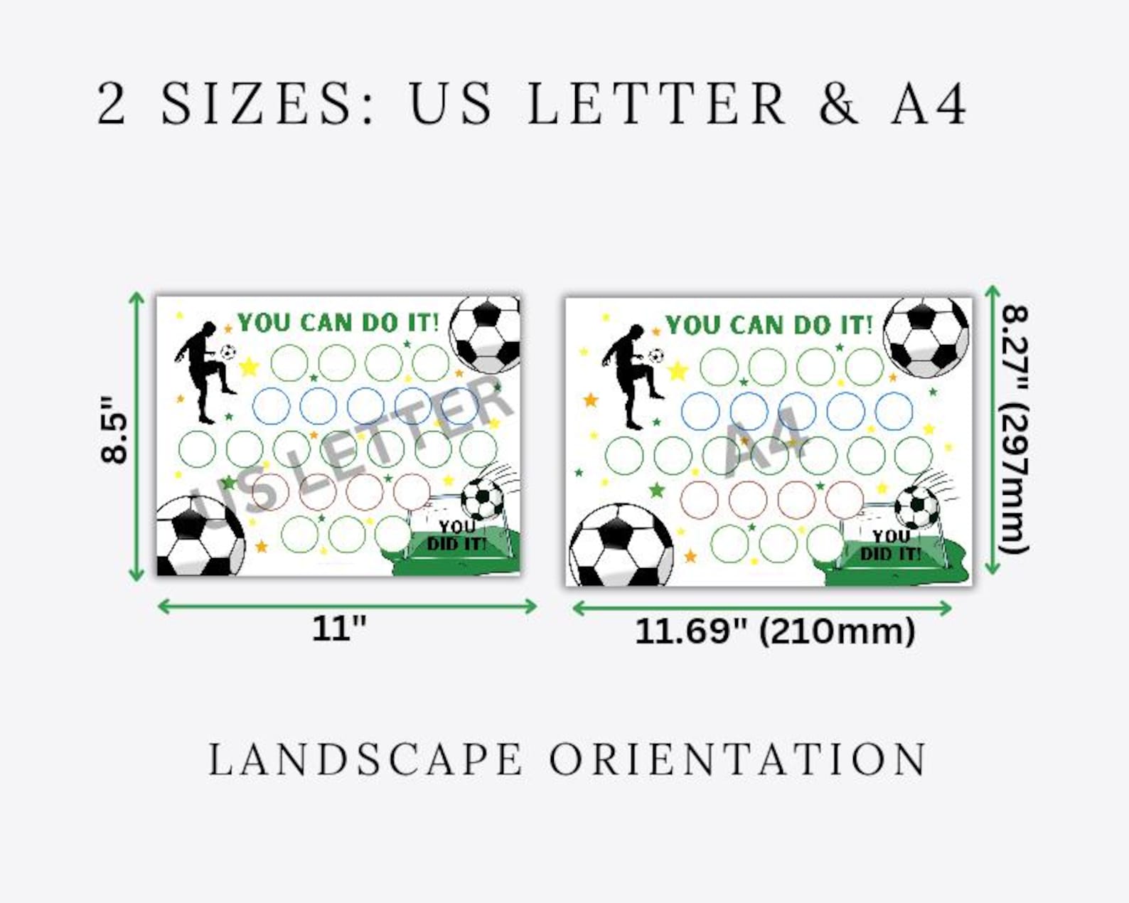 Soccer Reward Chart for Boys, Behavior Chart, Kids Sticker Chart, Goal ...