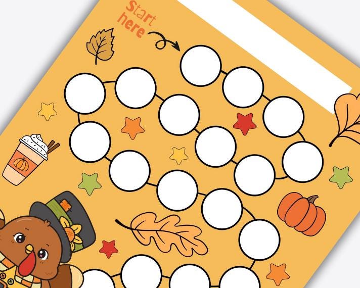 Fall Sticker Chart, Preschool Incentive Reward Chart, Autumn Behavior ...