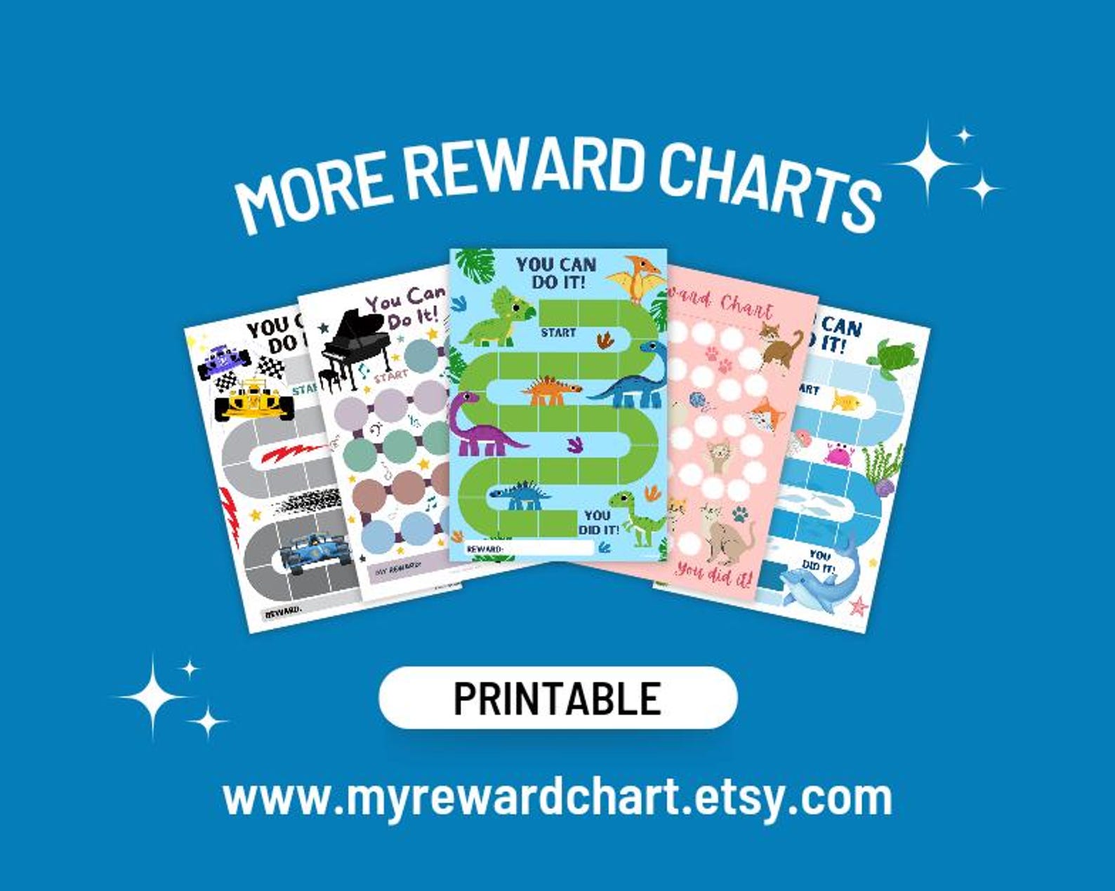 Hockey Reward Chart: Kids Goal Setting, Behavior Tracker (digital ...