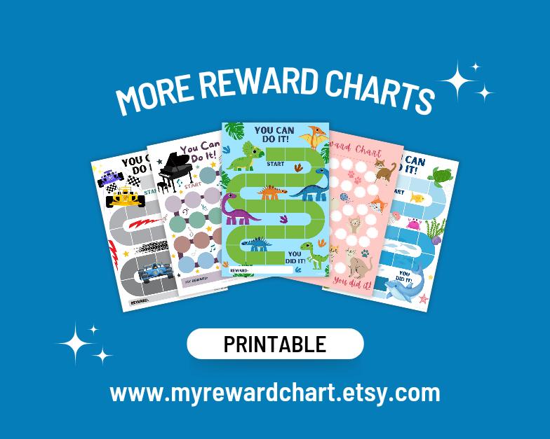 Hockey Reward Chart: Kids Goal Setting, Behavior Tracker (digital ...