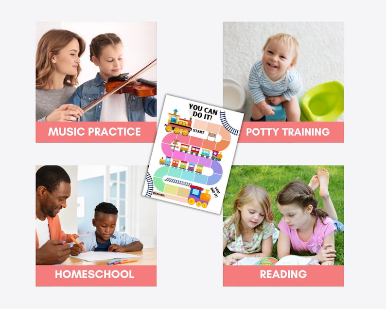 Train Reward Chart, Behavior Charts for the Home, Reward Chart Kids ...