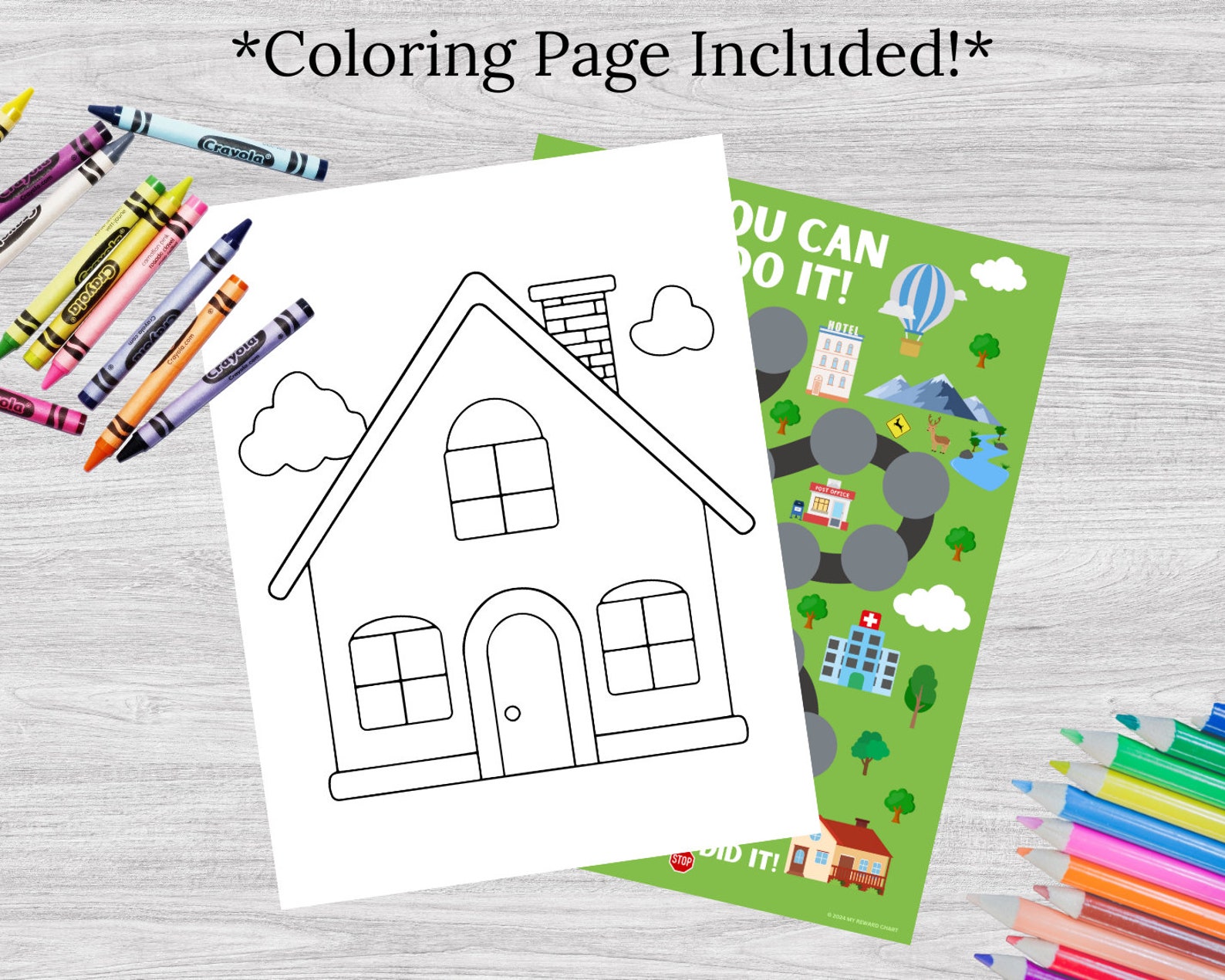 Cars Reward Chart Printable: Road Map for Toddlers (digital Download ...