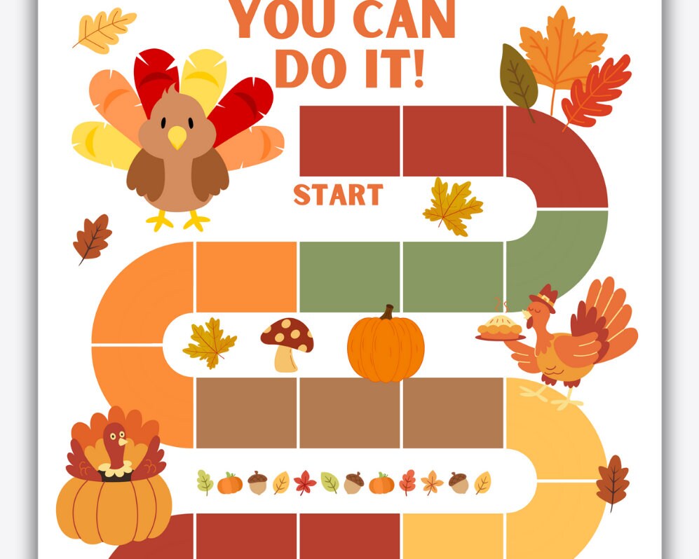 Autumn Reward Chart Printable, Turkey Sticker Chart, Fall Classroom ...