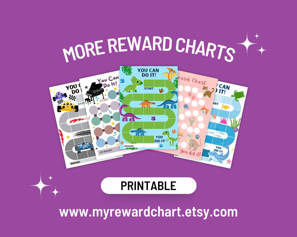 Printable Reward Chart, Easter Reward Chart, Potty Training Chart, Kids ...