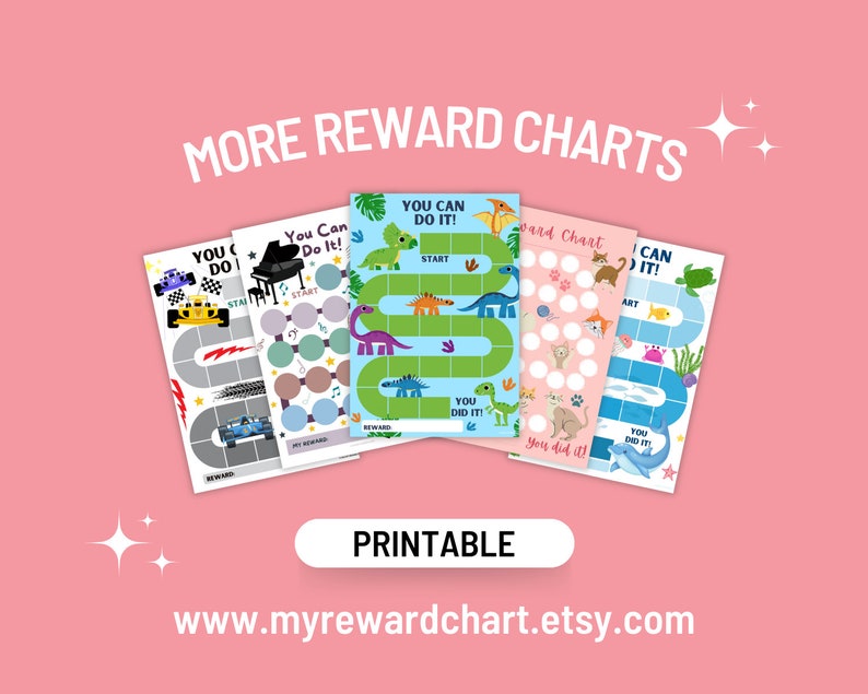 Reward Chart Printable, Kids Reward Chart, Spring Baby Animal Reward ...