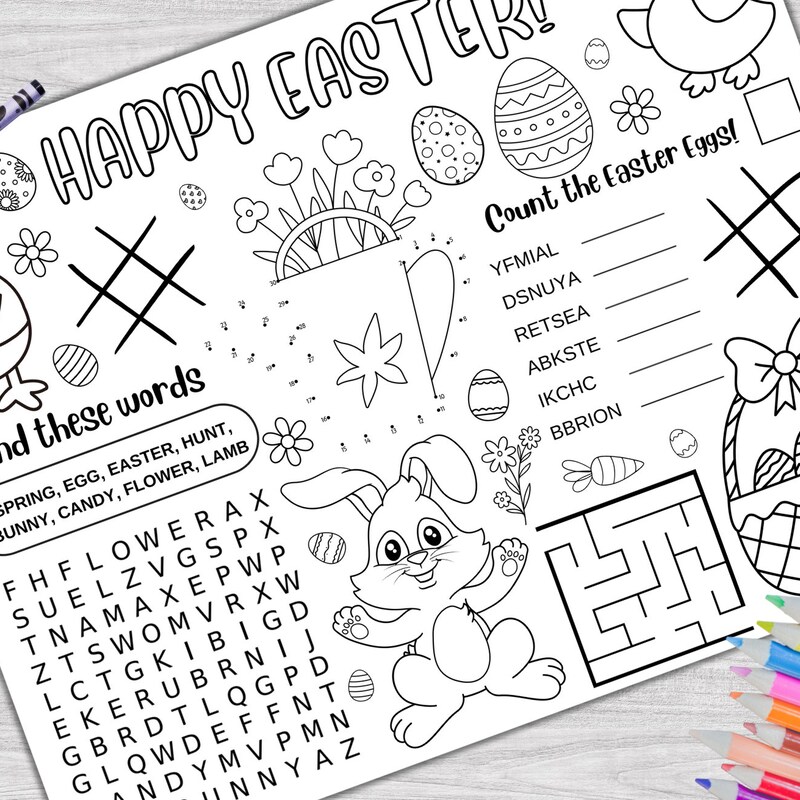 Easter Placemats - Etsy