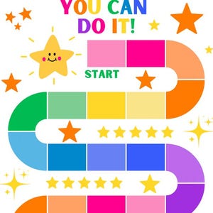 Reward Chart Printable, Sticker Chart, Good Behavior, Points System ...