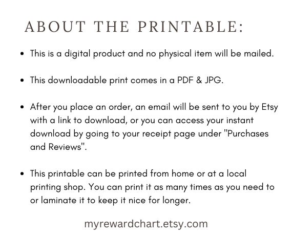 Printable Music Practice Reward Chart for Kids - Piano, Violin, Guitar ...