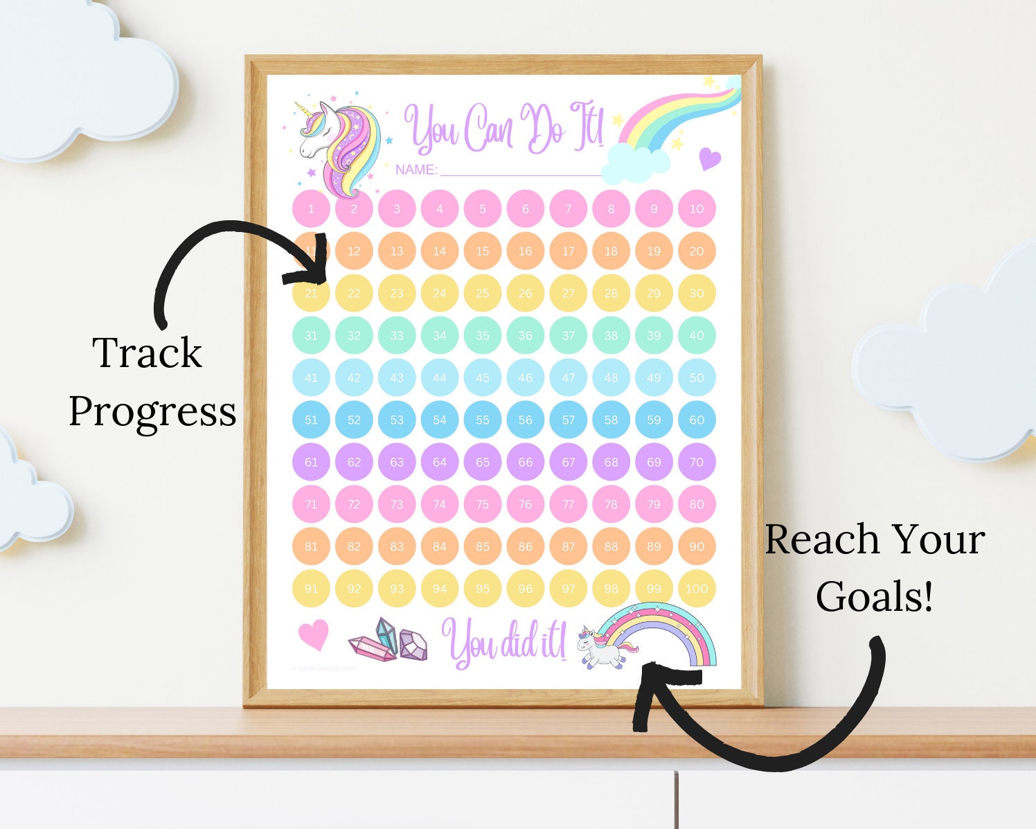 Kids Printable Reading Chart, Reading Reward Chart, Kids Reward Chart ...