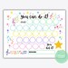 Music Sticker Chart, Music Reward Chart, Practice Log, Kids Reward ...