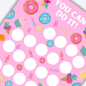 Candy Reward Chart: Potty Training, Chores, Goals (PDF) - Etsy