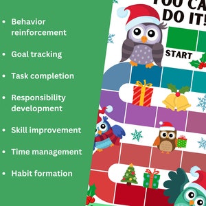 Printable Reward Chart, Christmas Reward Chart, Kids Reward Chart ...