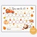 Autumn Pumpkin Reward Chart: Printable Sticker Chart (PDF) - Etsy