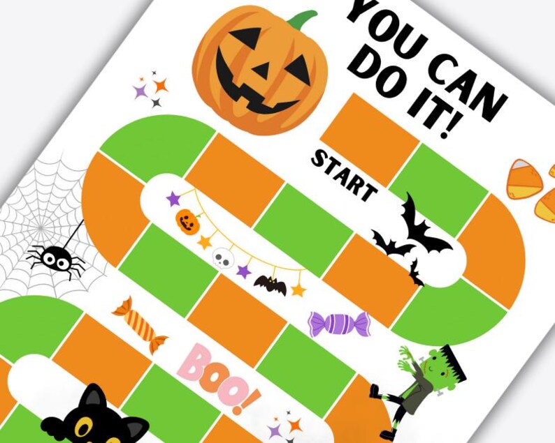 Halloween Reward Chart Printable: Spooky Classroom Behavior Incentive ...