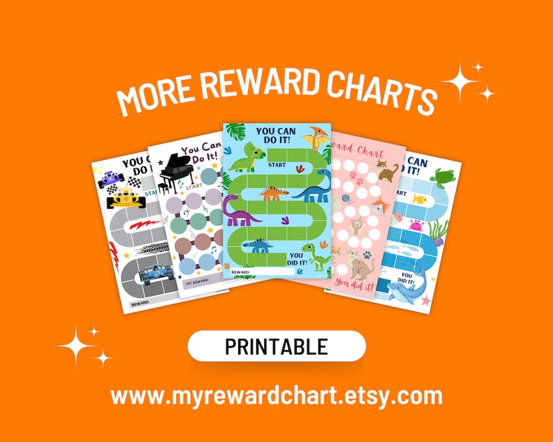 Fall Reward Chart: Pumpkin Potty Training, Kids Sticker Chart (PDF, PNG ...