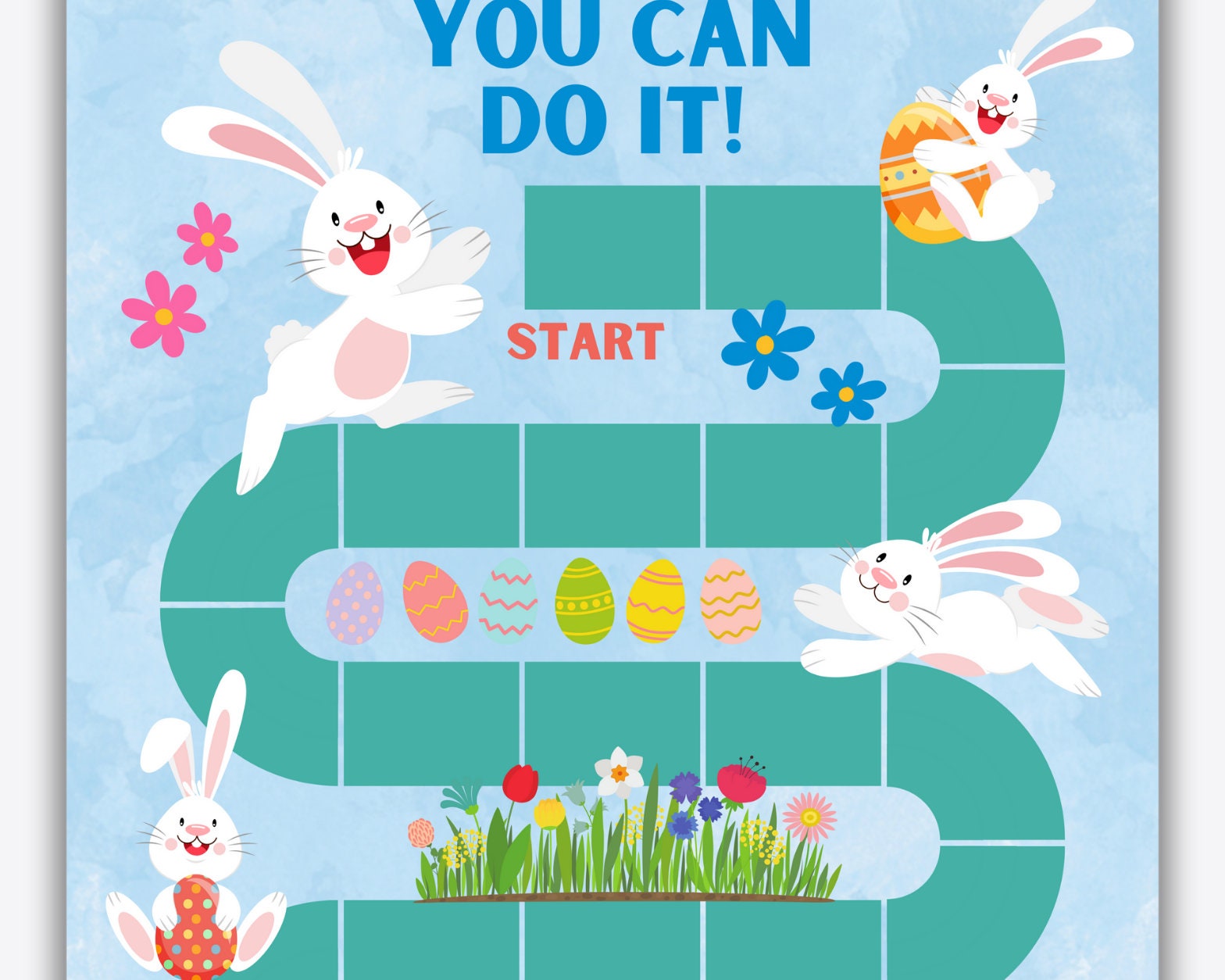 Easter Reward Chart, Easter Bunny Potty Training Chart, Bunny Reward ...