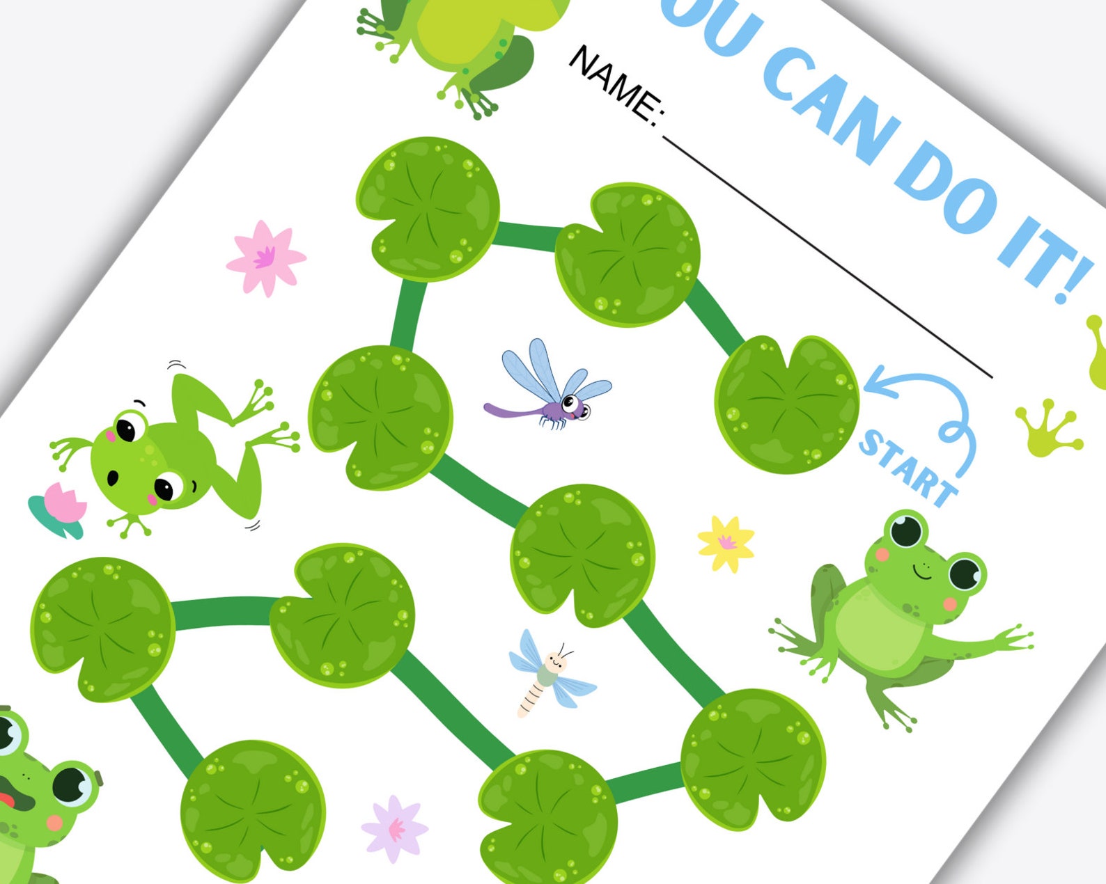 Frog Reward Chart, Printable Potty Training Chart for Toddlers ...