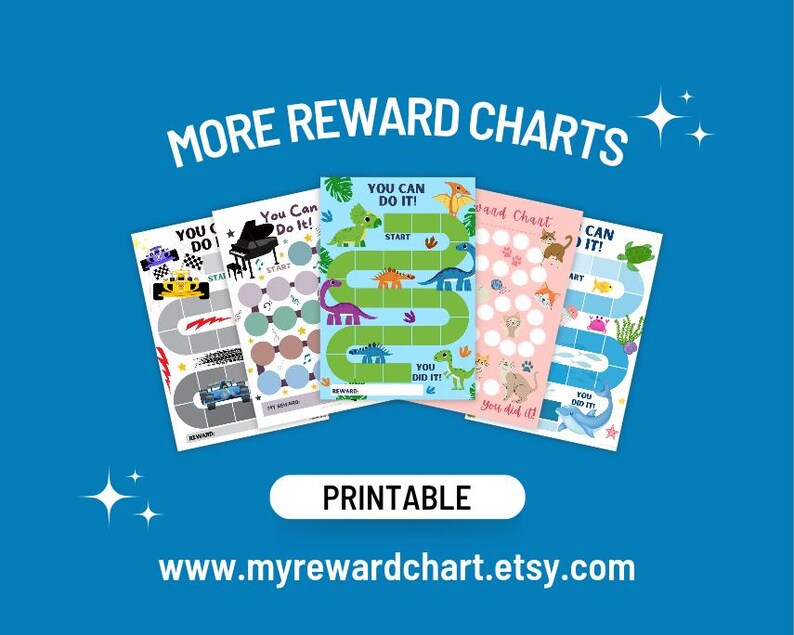 Arctic Animals Reward Chart: Kids' Potty Training, Behavior (PDF) - Etsy