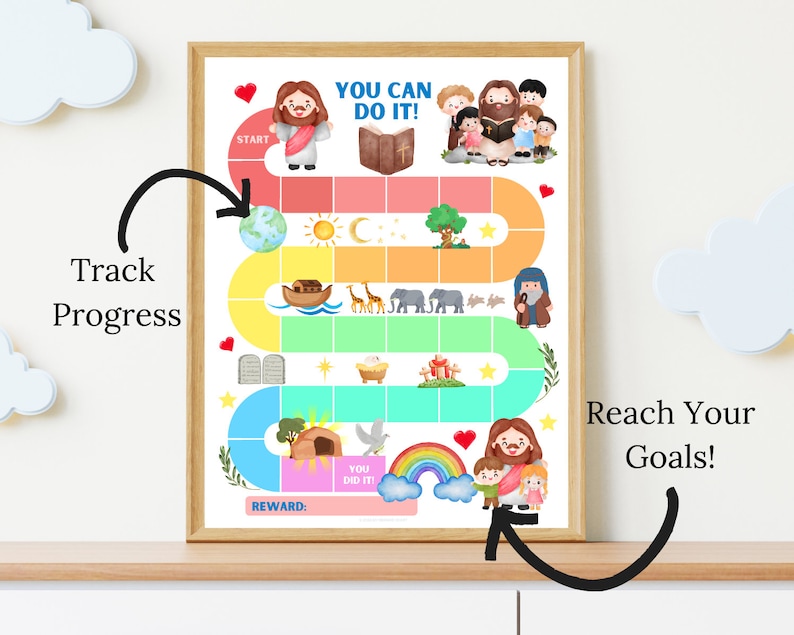 Jesus Reward Chart, Kids Reward Chart, Bible Theme Classroom, Preschool ...